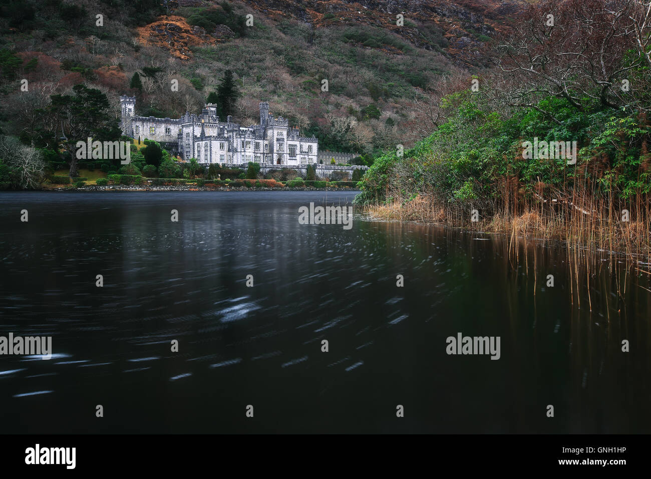 Kylemore Abbey, Connemara National Park, County Galway, Ireland Stock ...
