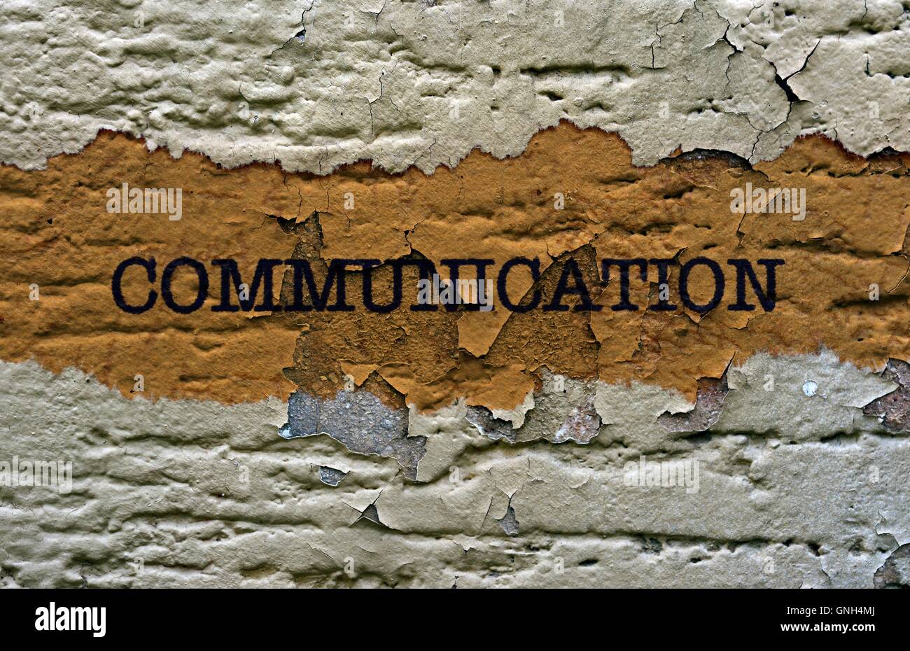 Communication text grunge concept Stock Photo - Alamy