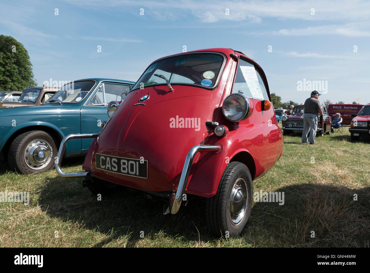 1959 3 wheel BMW Isetta bubble car at Stow cum Quy Cambridgeshire Steam ...