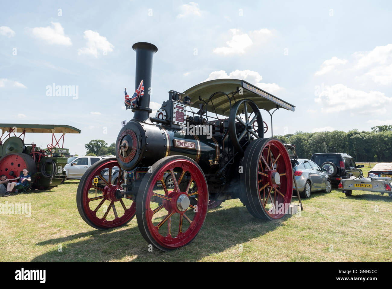 Vintage 1889 Burrell steam driven traction engine "Old Faithful" Stow ...