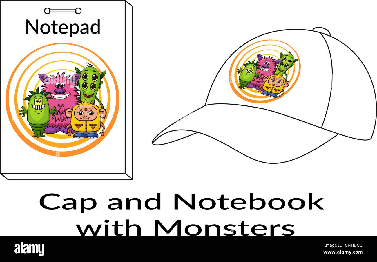 Cartoon Monsters Group Stock Vector Image & Art - Alamy