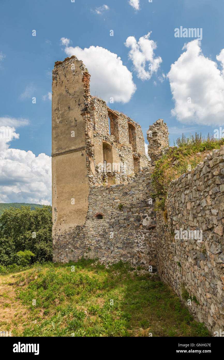 Apponyi castle ruins from the 13th century. Oponice, Slovakia Stock ...