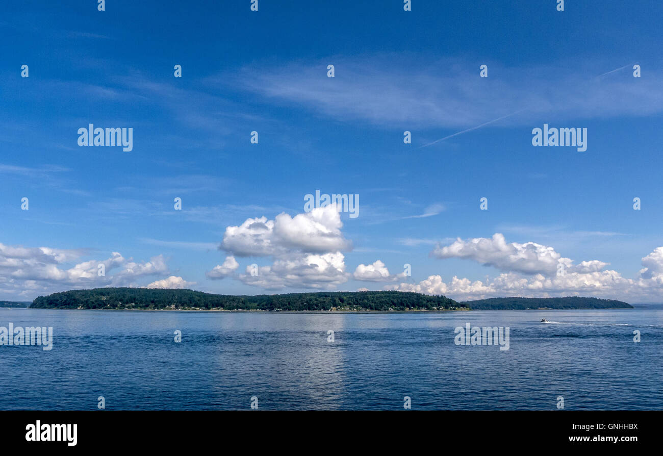 Vashon Island in the Puget Sound near Seattle Washington Stock Photo ...