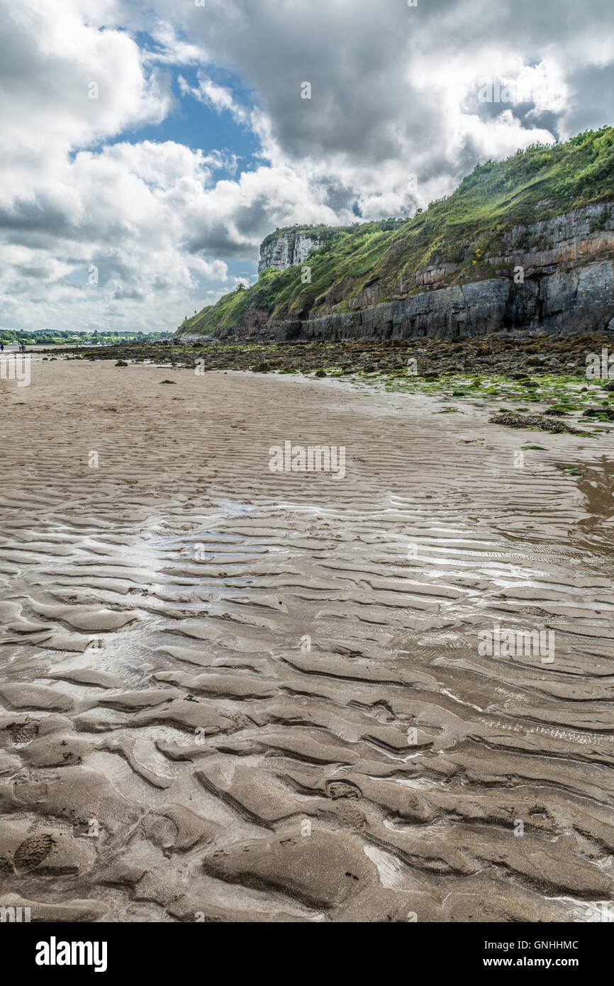 A view of Red Wharf Bay on Anglesey Stock Photo - Alamy