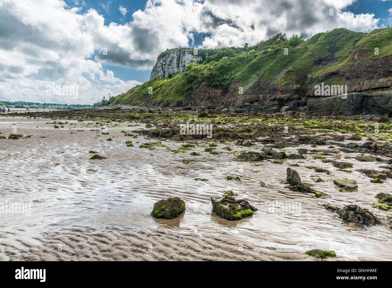 A view of Red Wharf Bay on Anglesey Stock Photo - Alamy