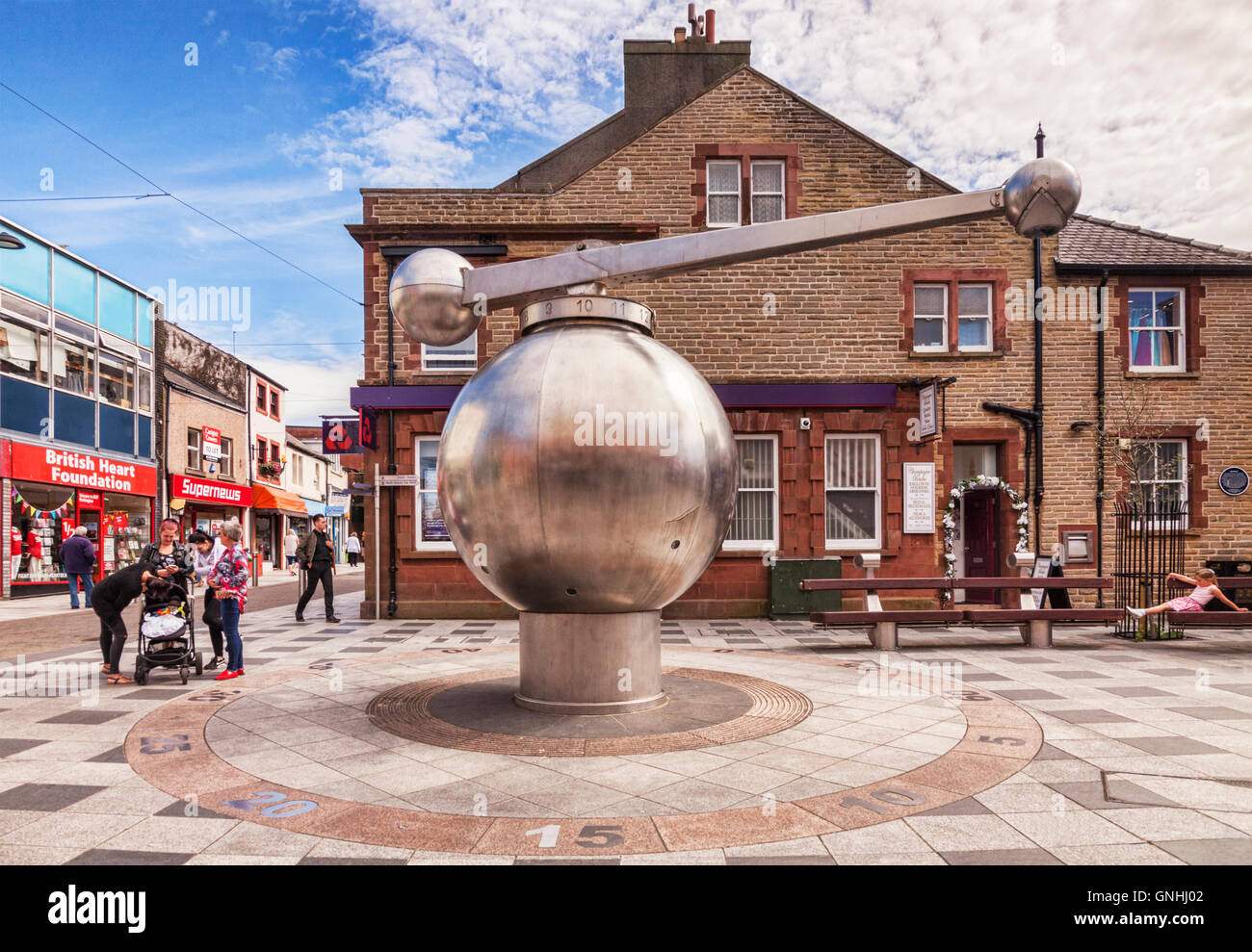 Lookout, an interactive, mechanical clock designed by artist Andy Plant ...