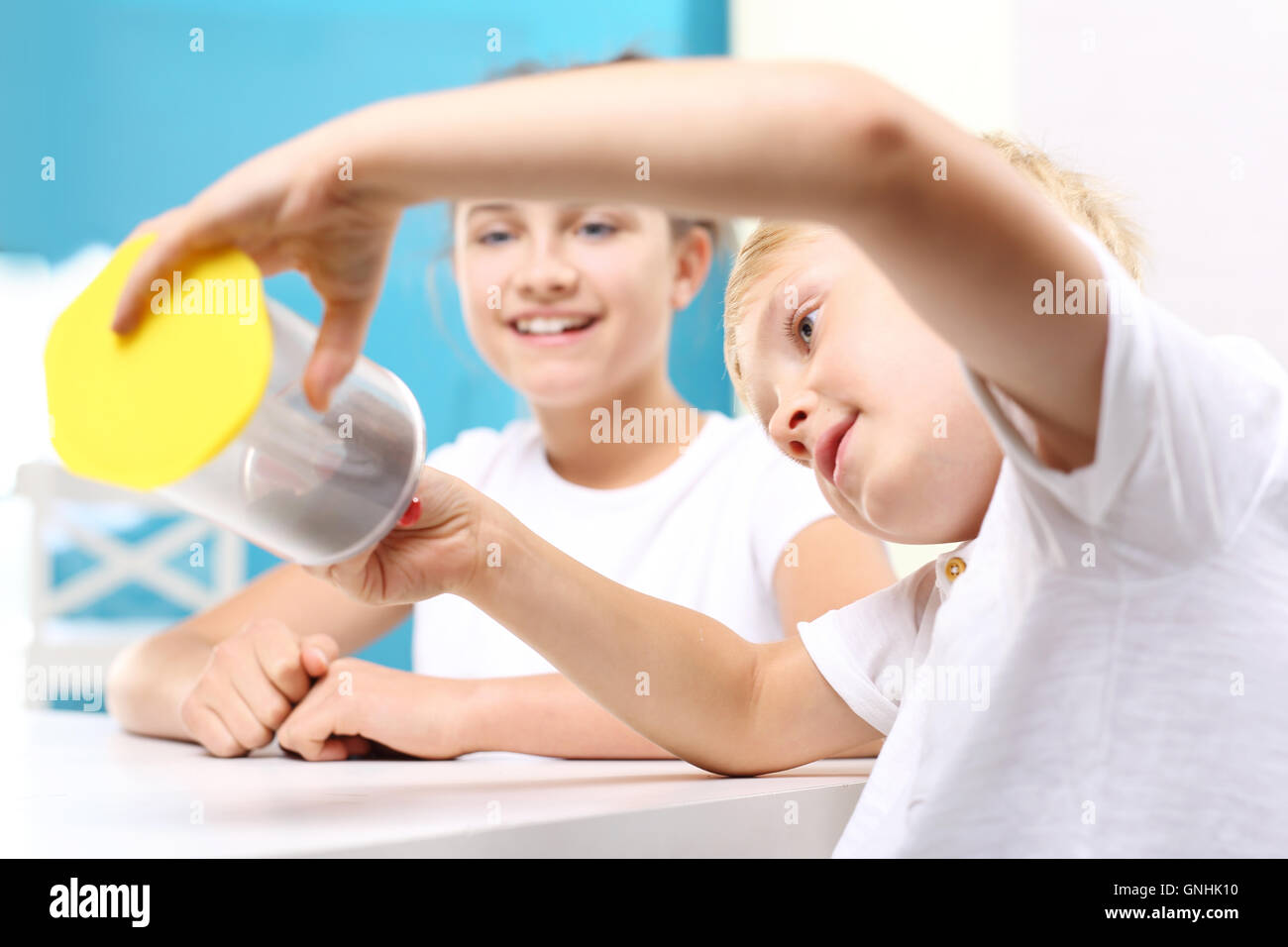 The joy of discovery. Physics, experience and experiments Stock Photo ...