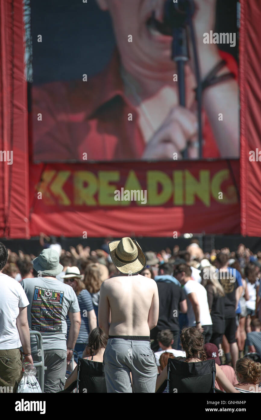 Festival goers on day 1 of the 2016 Reading Festival. Picture date ...