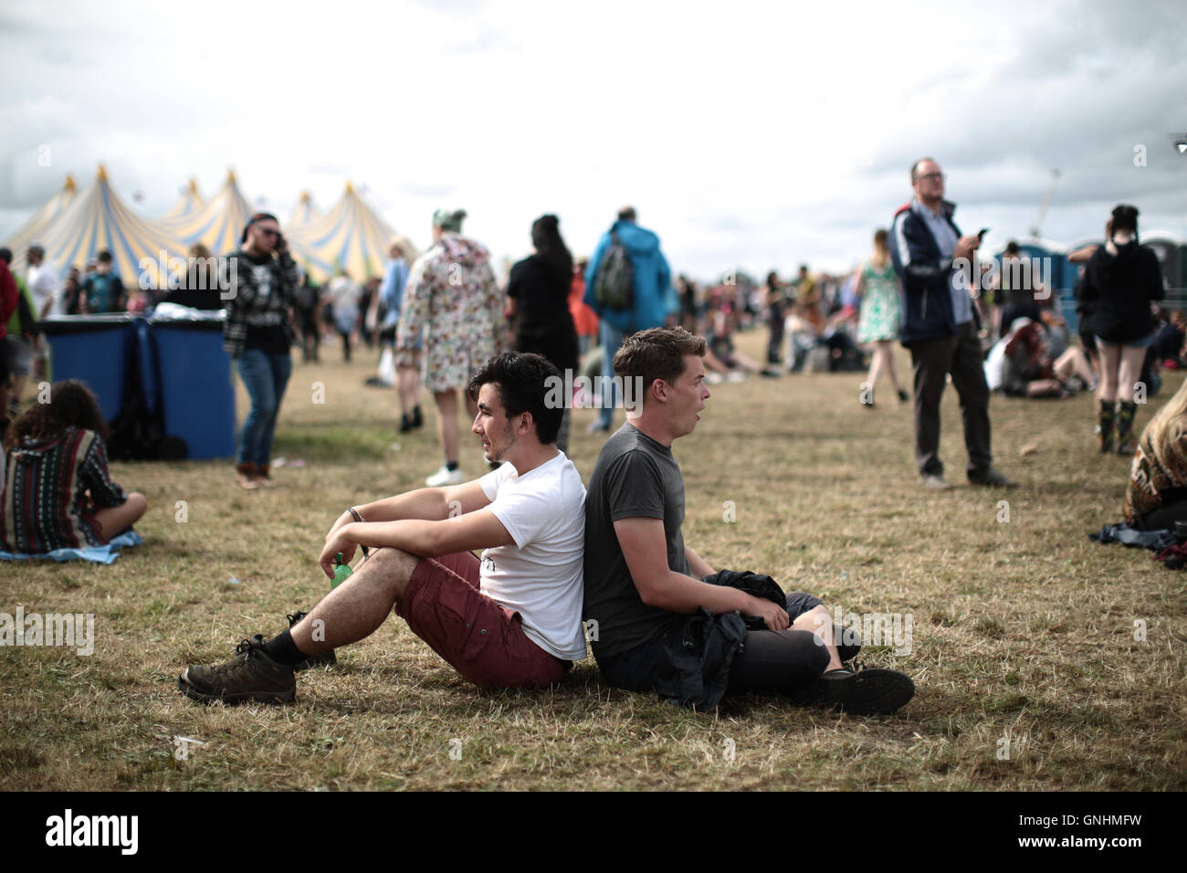 General views on day 3 of the 2016 Reading Festival. Picture date ...