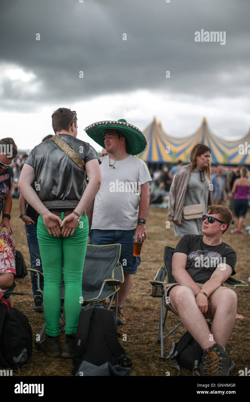 General views on day 3 of the 2016 Reading Festival. Picture date ...