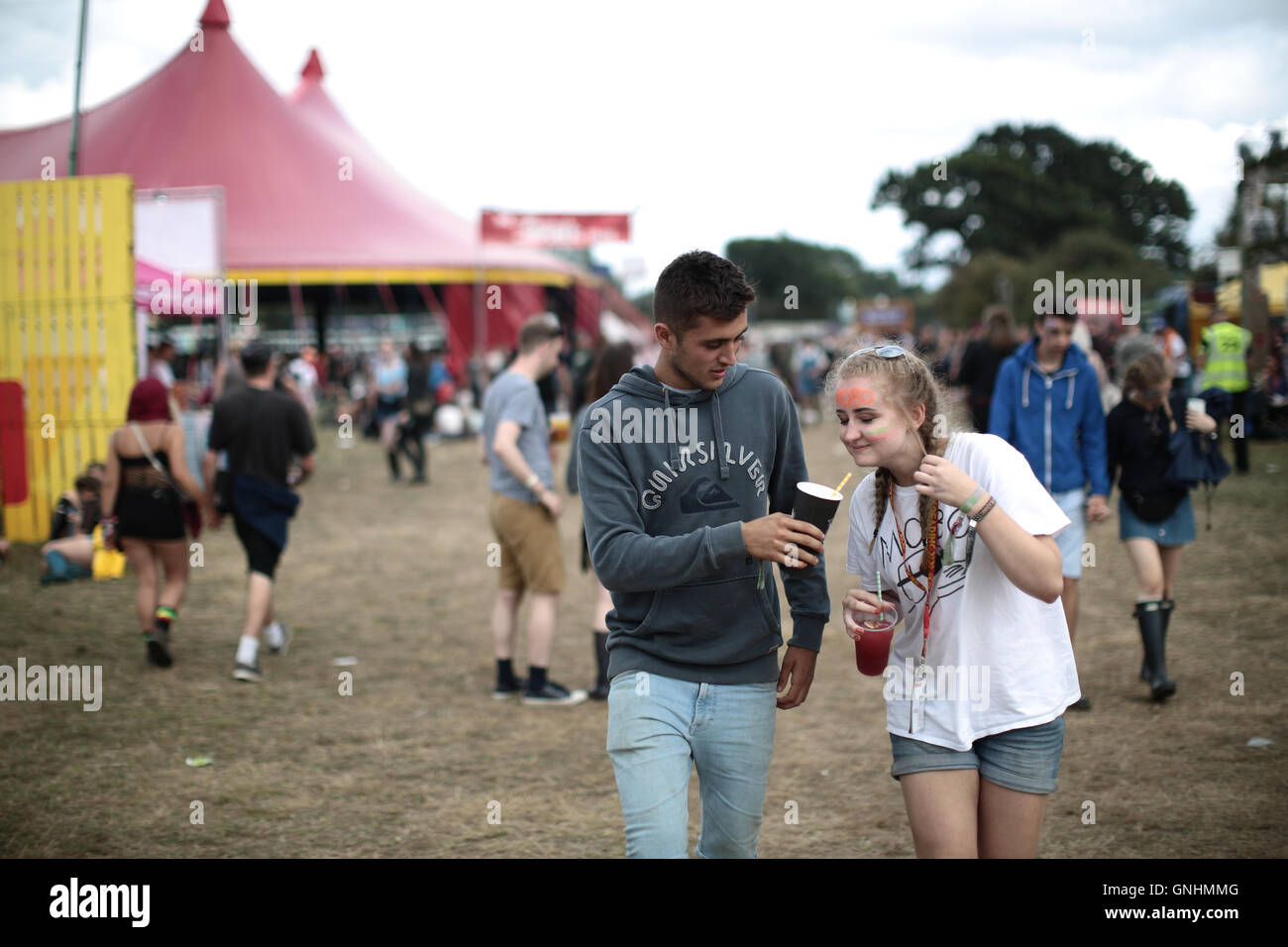 General views on day 3 of the 2016 Reading Festival. Picture date ...