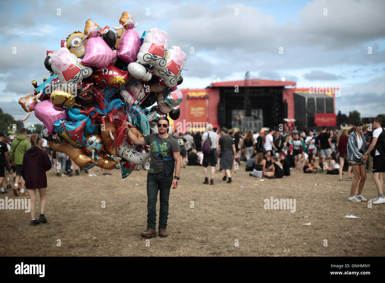 General views on day 3 of the 2016 Reading Festival. Picture date ...