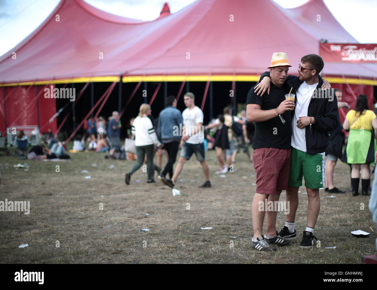 General views on day 3 of the 2016 Reading Festival. Picture date ...
