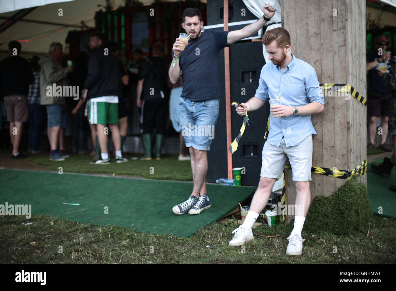 General views on day 3 of the 2016 Reading Festival. Picture date ...