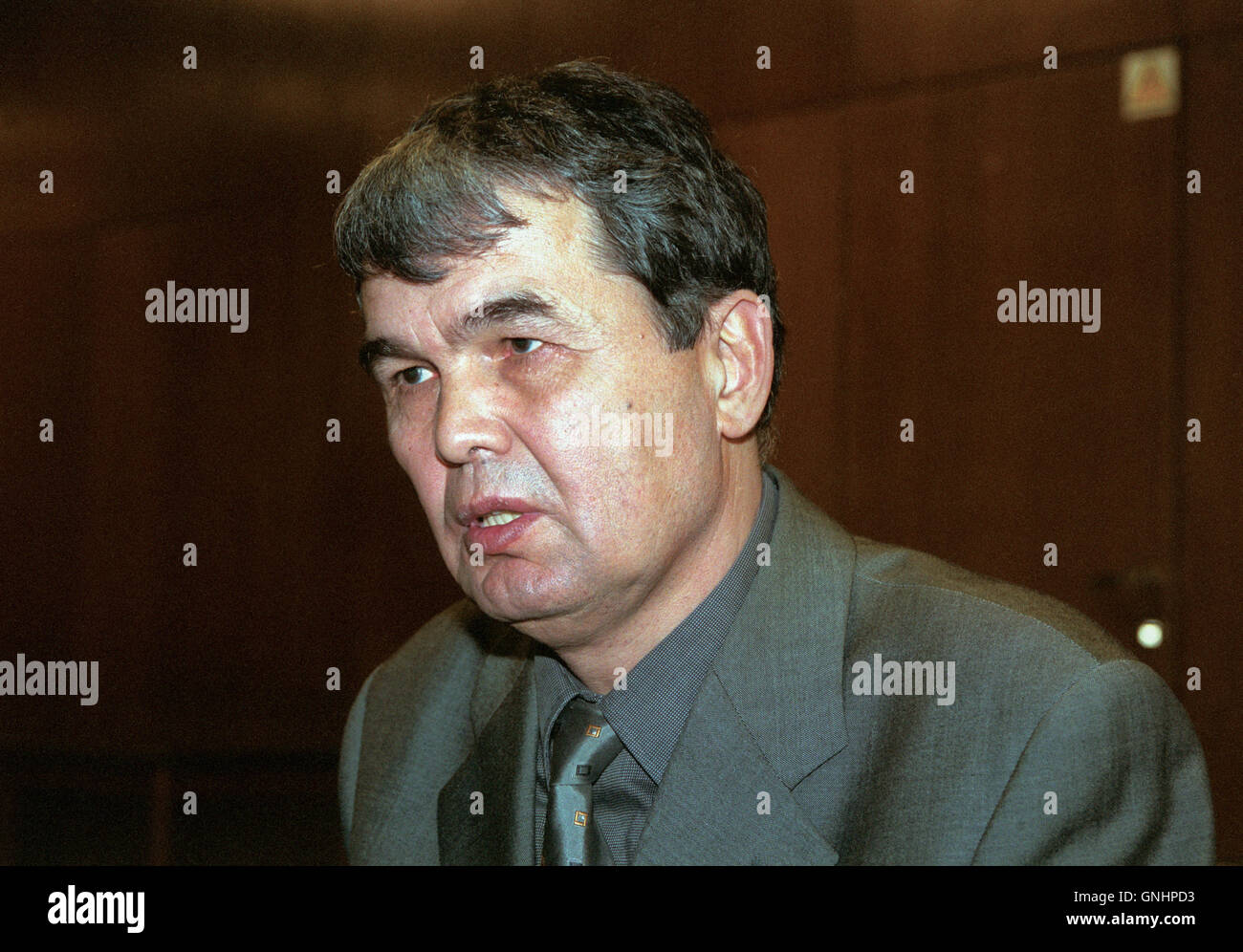 Uzbek opposition leader Muhammad Salih pictured during an interview ...
