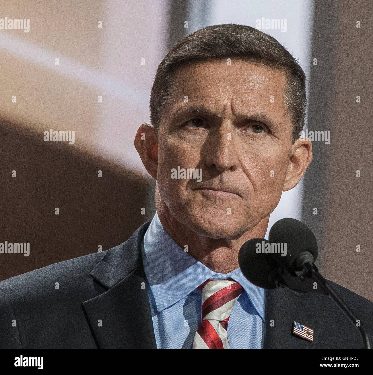 Cleveland, Ohio, USA, 18th July, 2016 Lt. General Michael Flynn at the ...