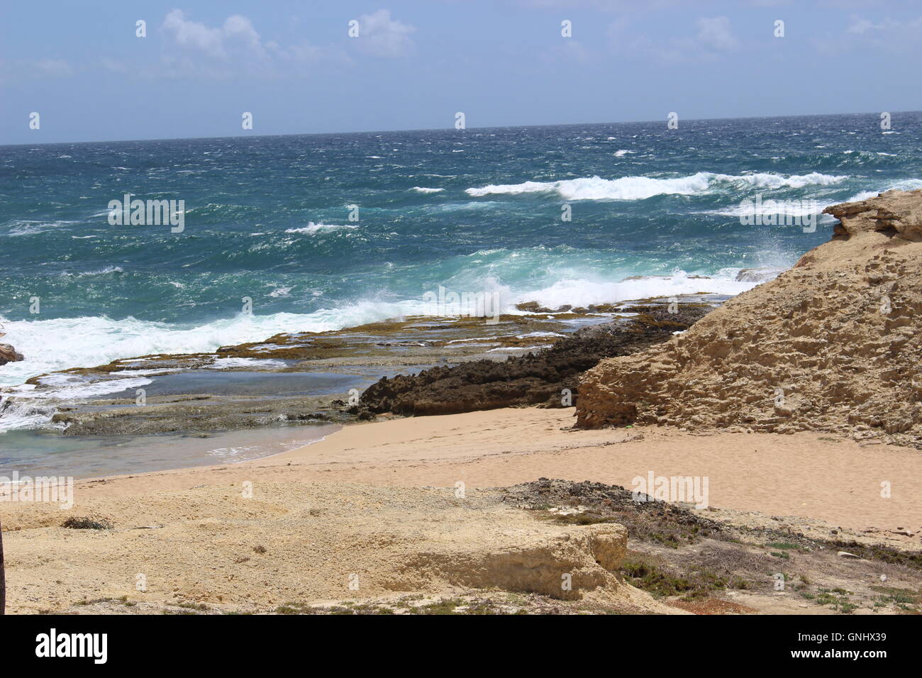 Little Bay in Barbados, Caribbean Stock Photo - Alamy