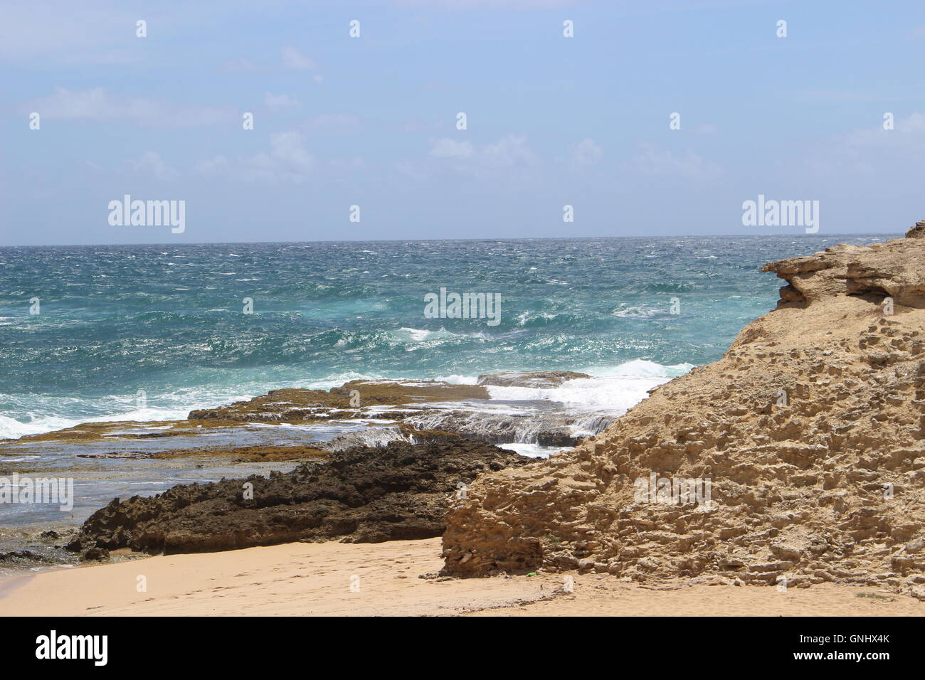 Little Bay in Barbados, Caribbean Stock Photo - Alamy
