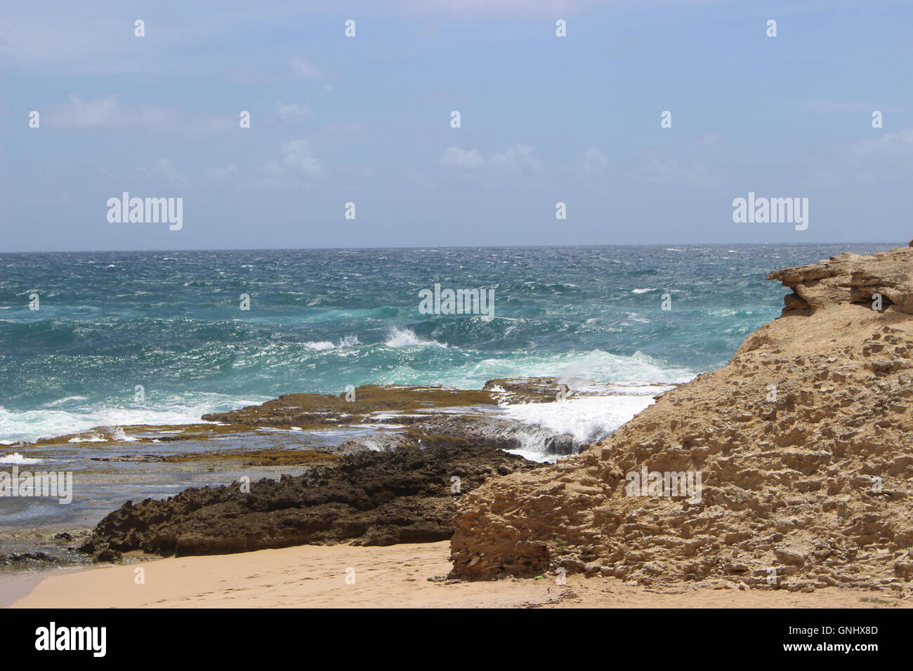 Little Bay in Barbados, Caribbean Stock Photo - Alamy