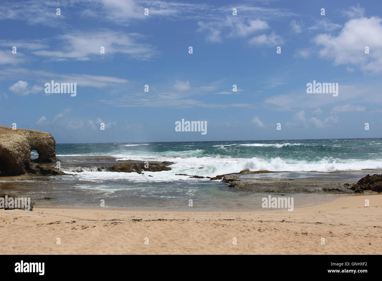 Little Bay in Barbados, Caribbean Stock Photo - Alamy