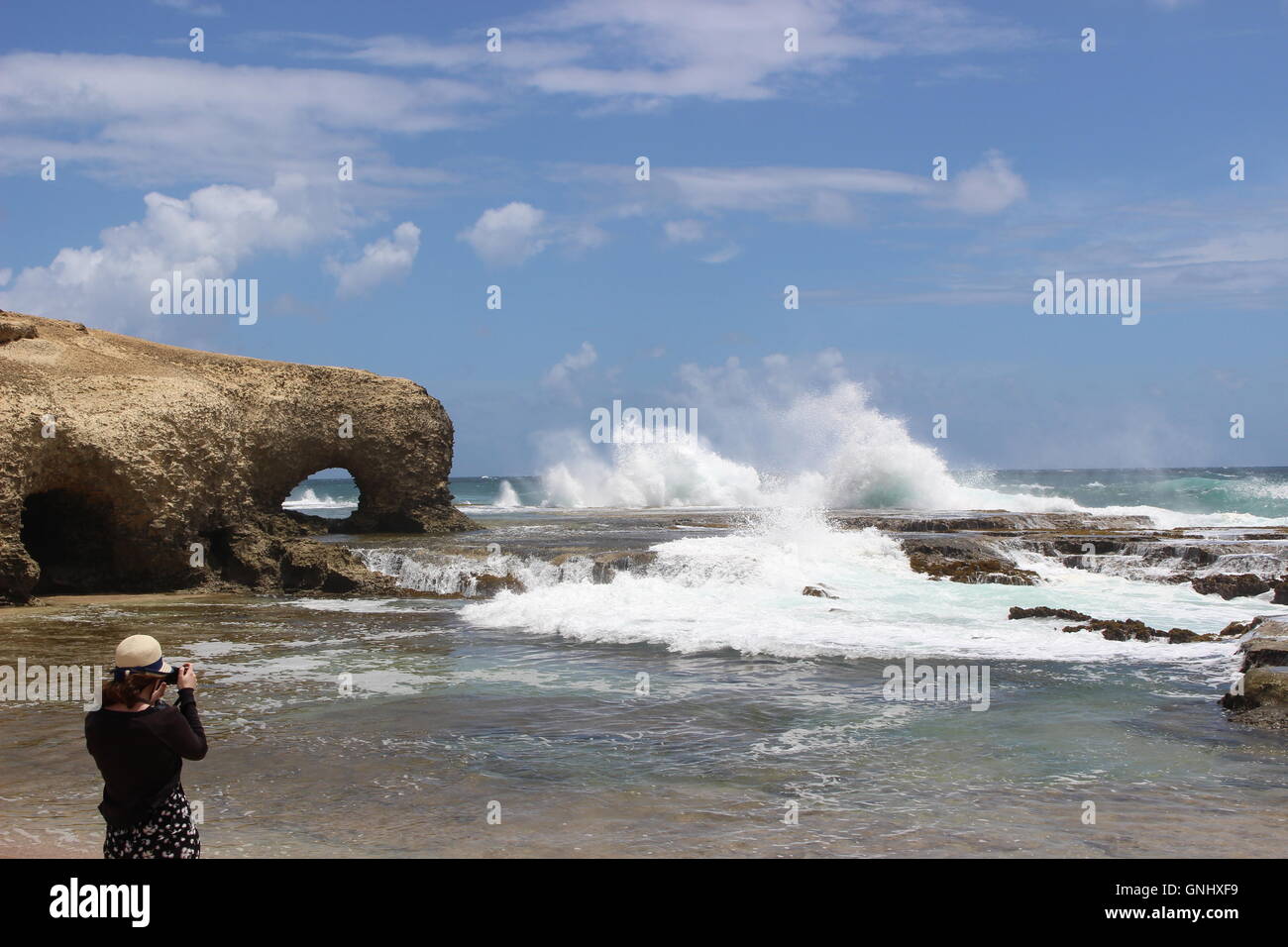 Little Bay in Barbados, Caribbean Stock Photo - Alamy