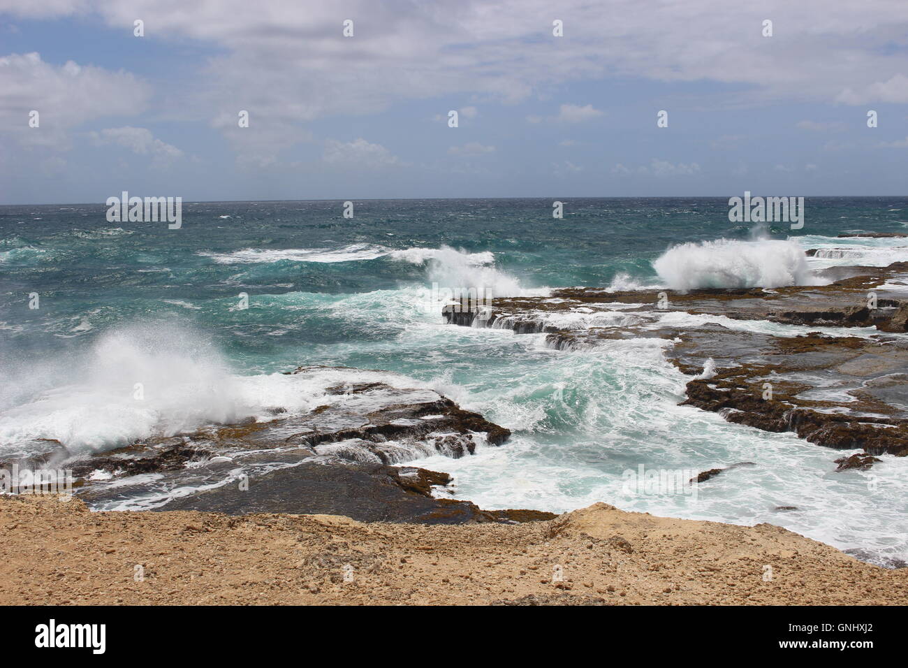 Little Bay in Barbados, Caribbean Stock Photo - Alamy
