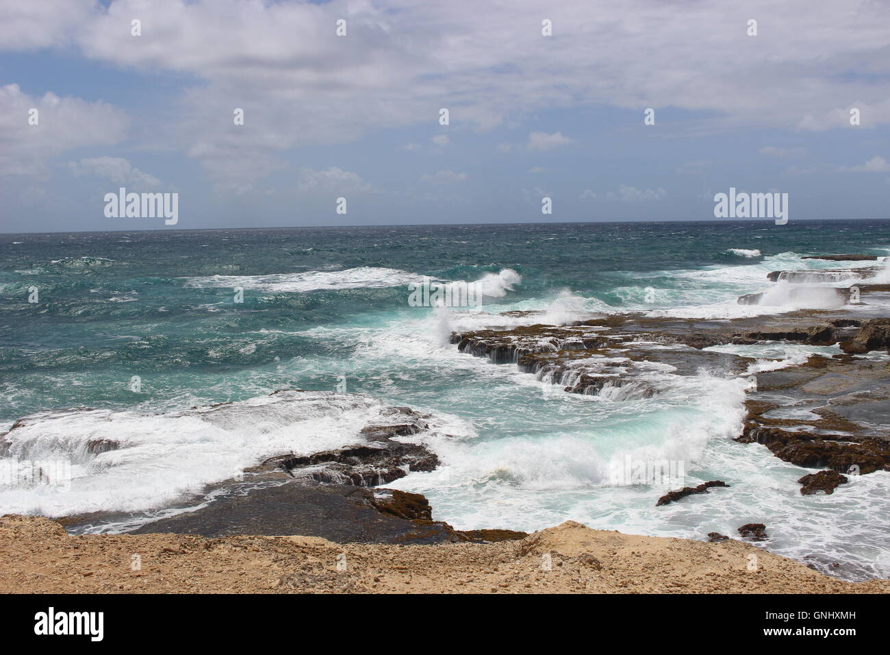 Little Bay in Barbados, Caribbean Stock Photo - Alamy