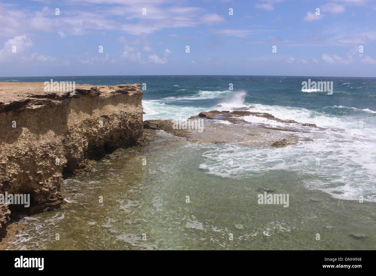 Little Bay in Barbados, Caribbean Stock Photo - Alamy
