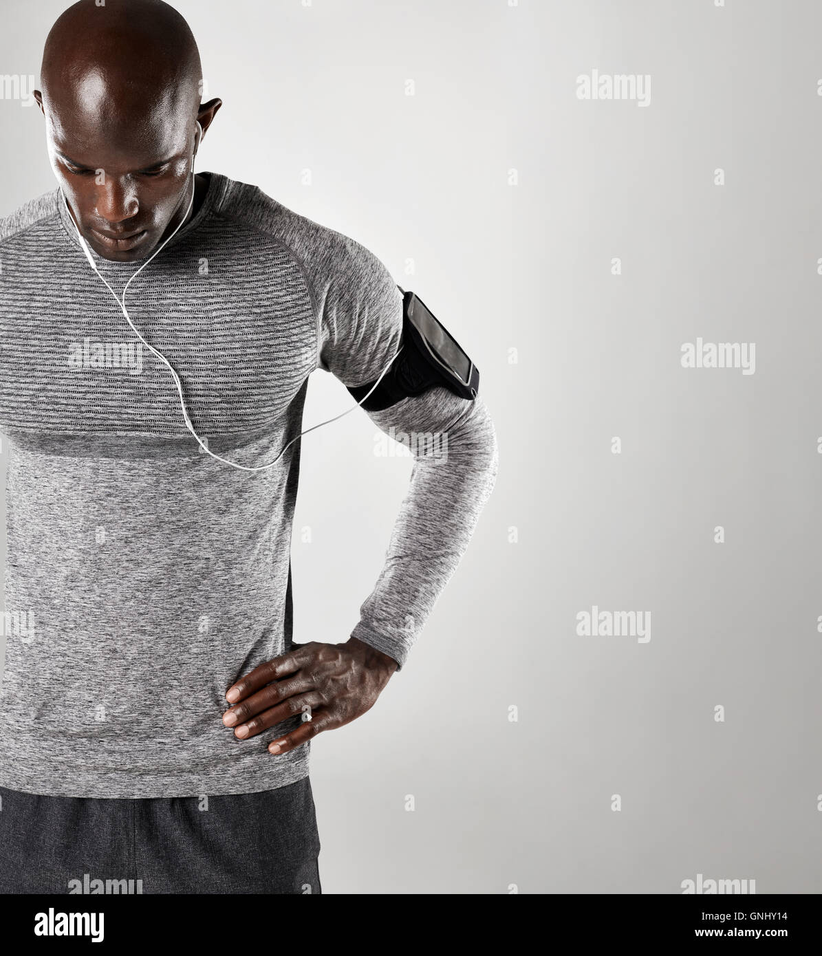 Male bodybuilder with hands on hips hi-res stock photography and images ...