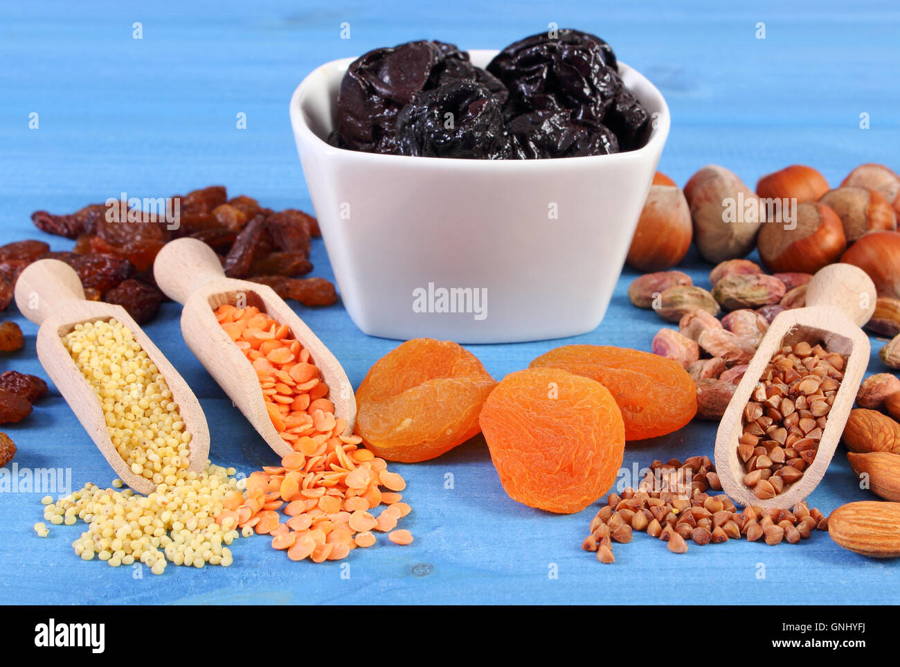 Ingredients containing iron and dietary fiber, natural sources of ...
