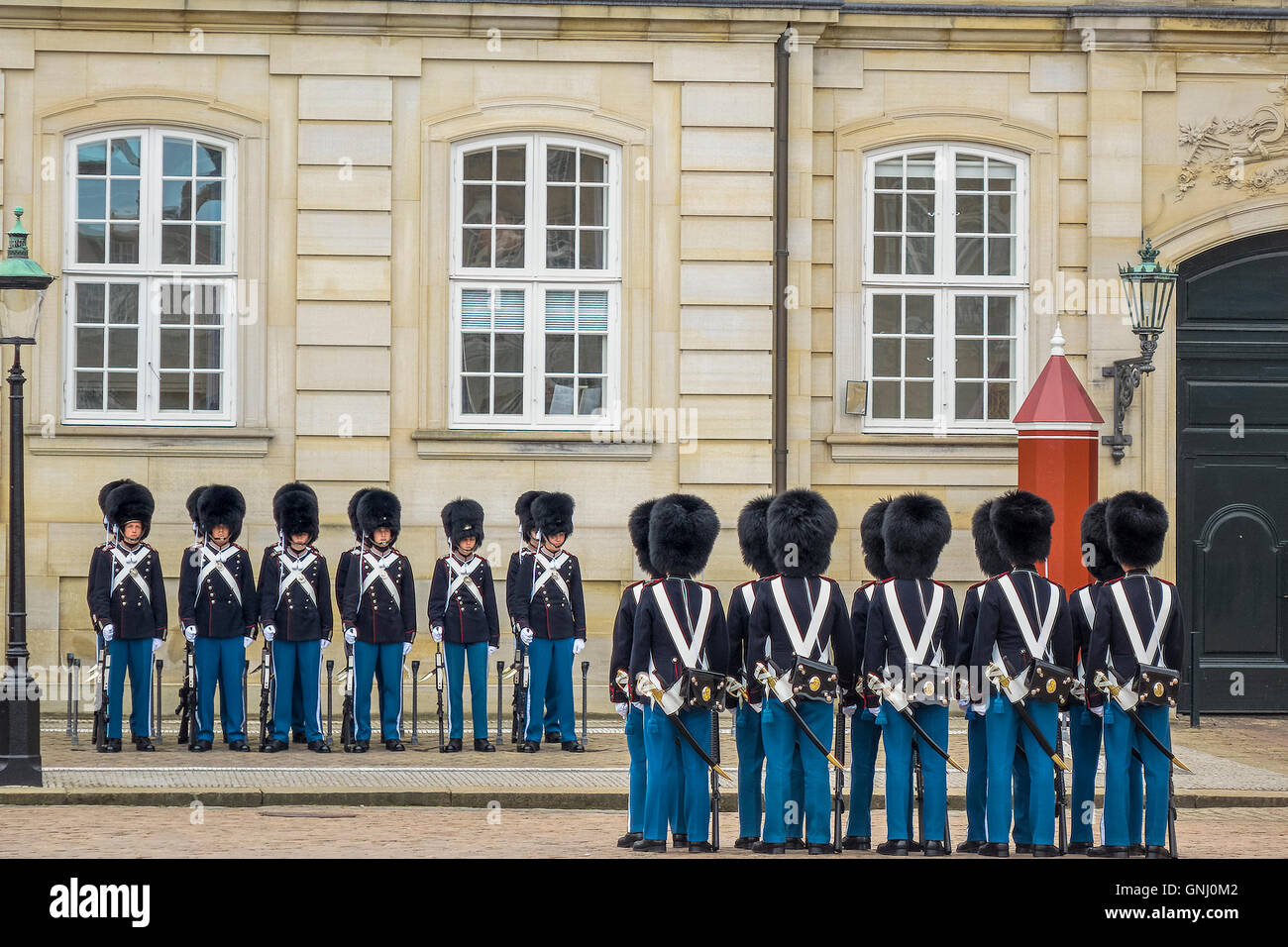 Blue uniform soldiers at parade hi-res stock photography and images - Alamy