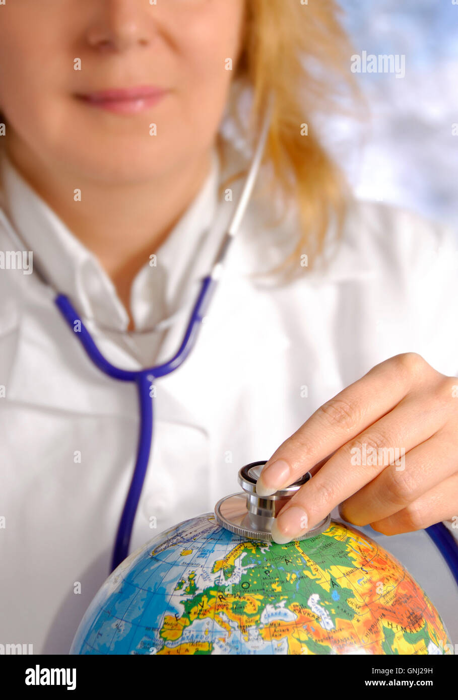 healing the world concept Stock Photo - Alamy