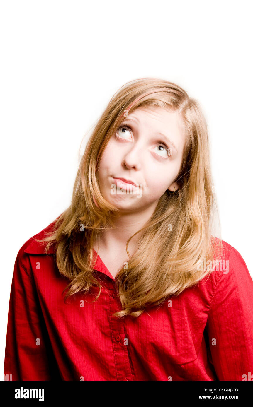 Tween girl face hi-res stock photography and images - Alamy
