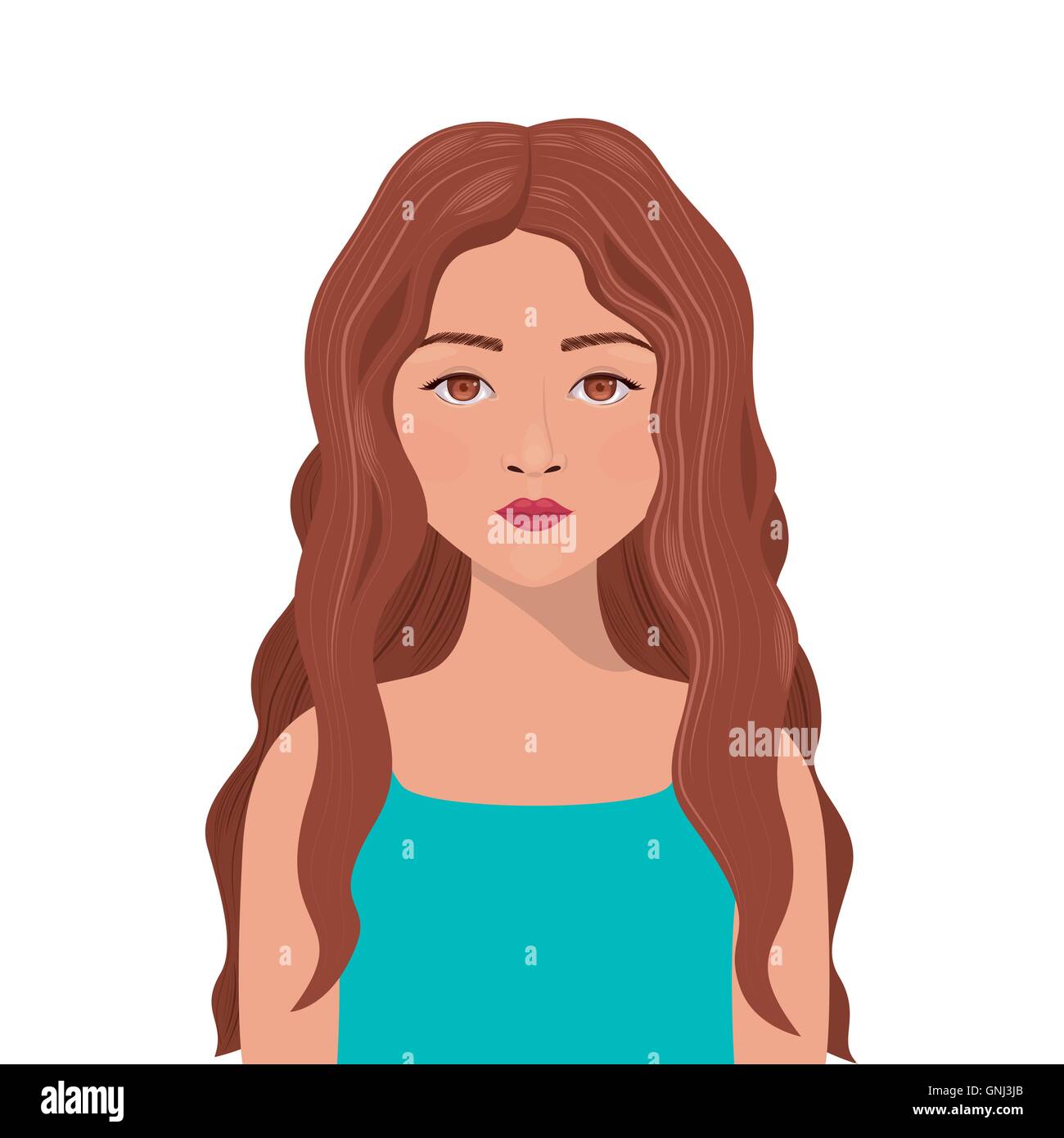 woman girl cartoon design Stock Vector Image & Art - Alamy