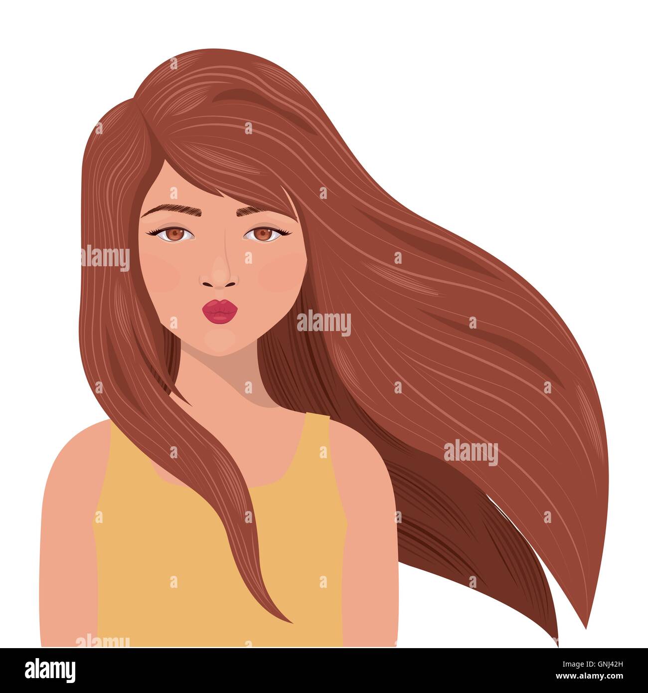 woman girl cartoon design Stock Vector Image & Art - Alamy