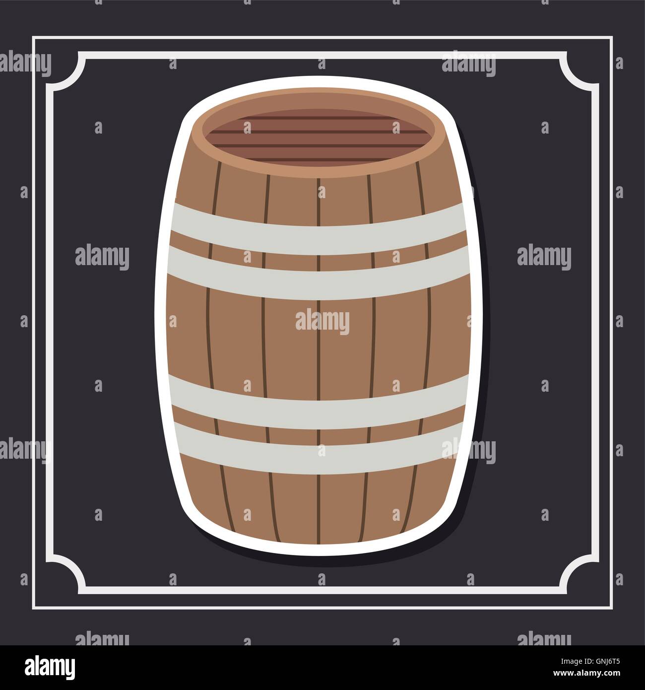 barrel beer drink design Stock Vector Image & Art - Alamy