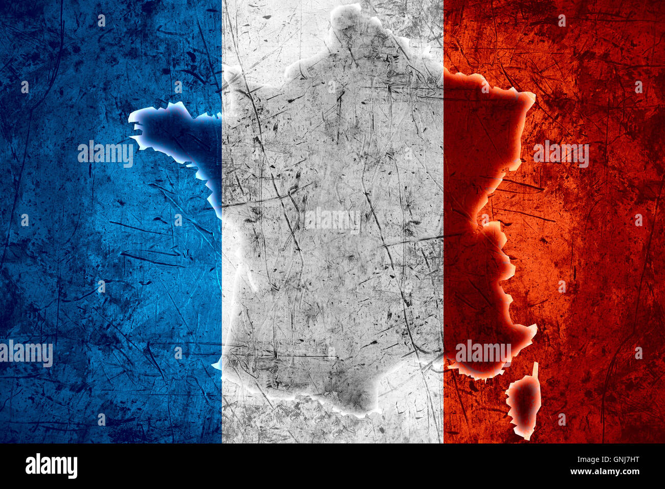 Map of france hi-res stock photography and images - Alamy