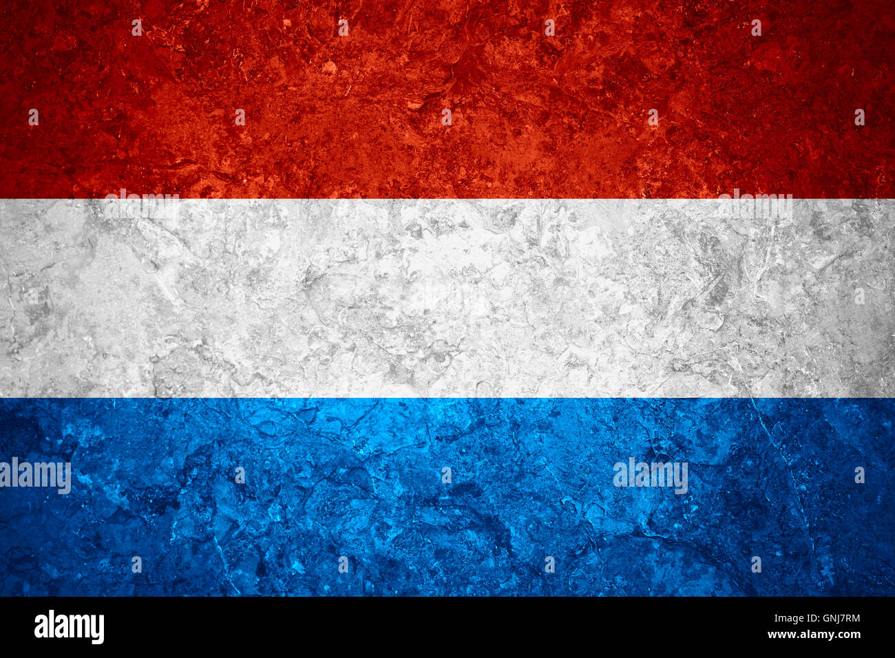 flag of Holland or Dutch banner on vintage background, Netherlands ...