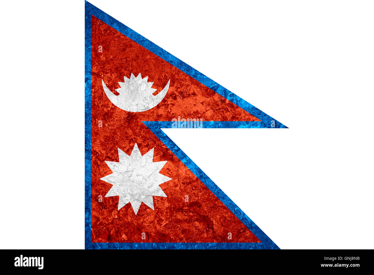 Nepal flag hi-res stock photography and images - Alamy