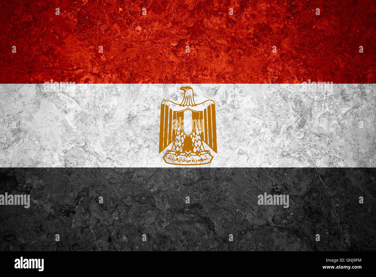 flag of Egypt or Egyptian banner on vintage background Stock Photo - Alamy