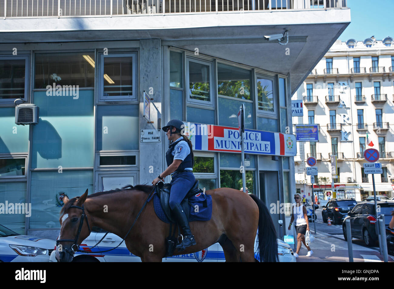 Police municipale Nice France Stock Photo - Alamy