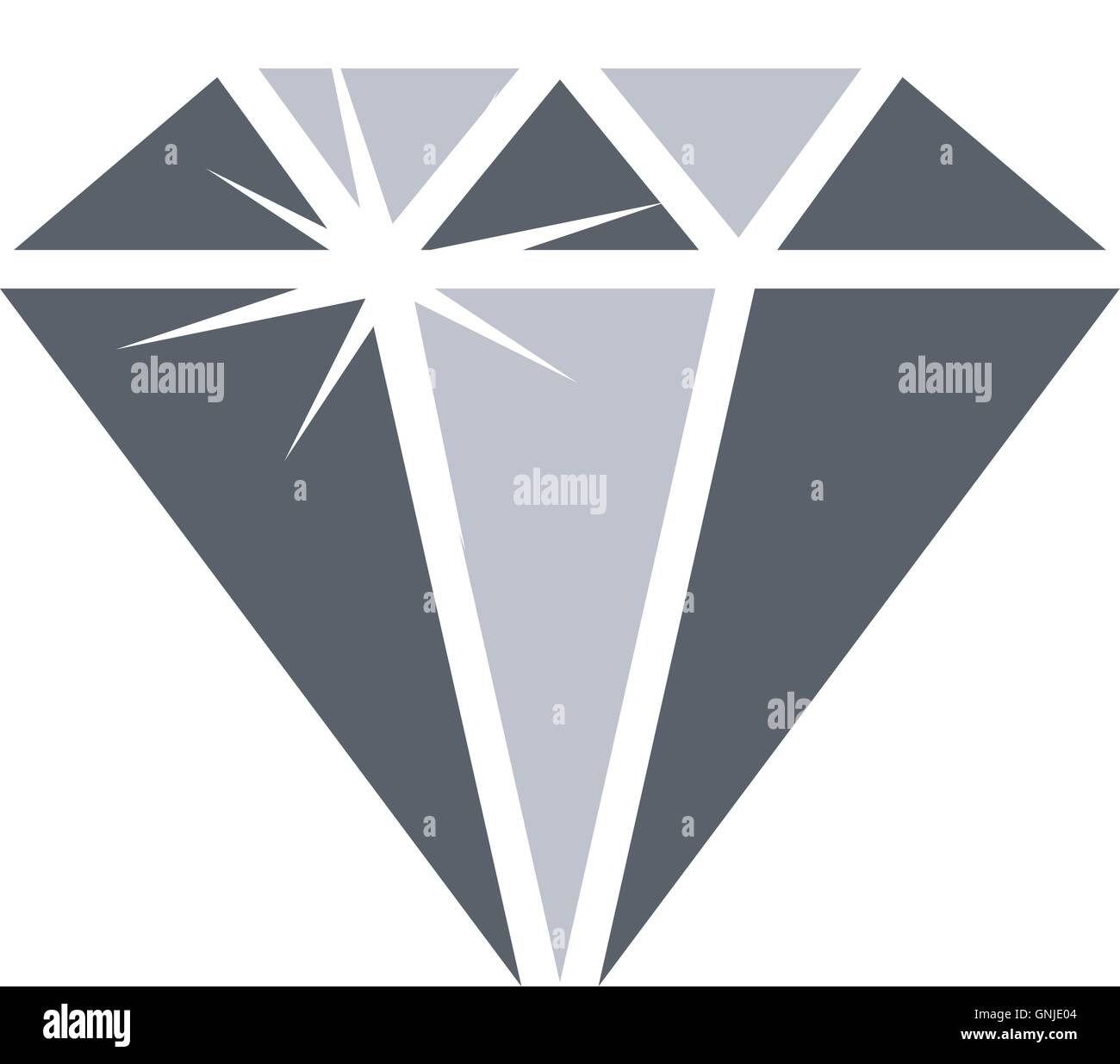 Shiny diamond Stock Vector Images - Alamy