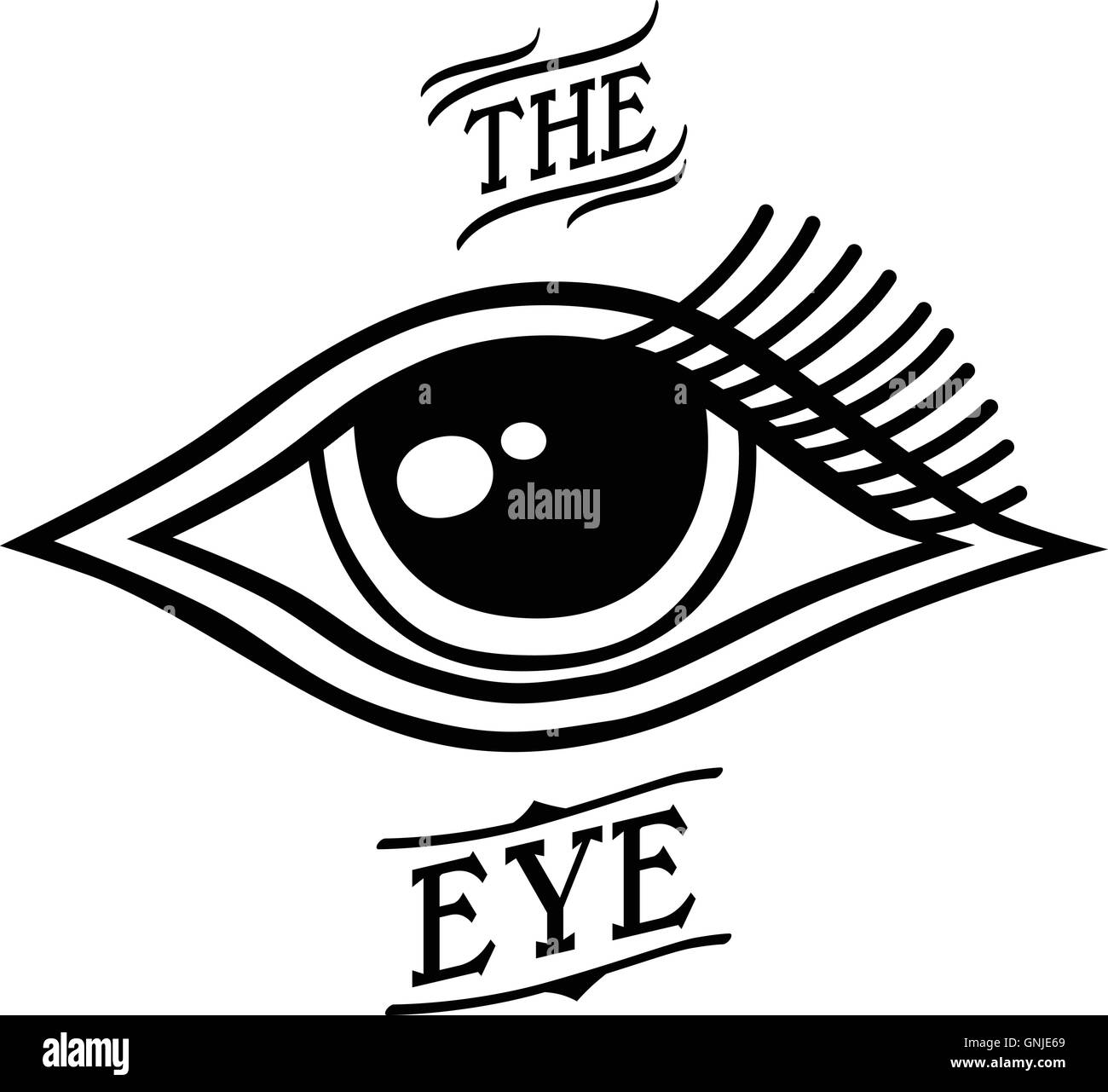 Eye pictogram Stock Vector Images - Alamy