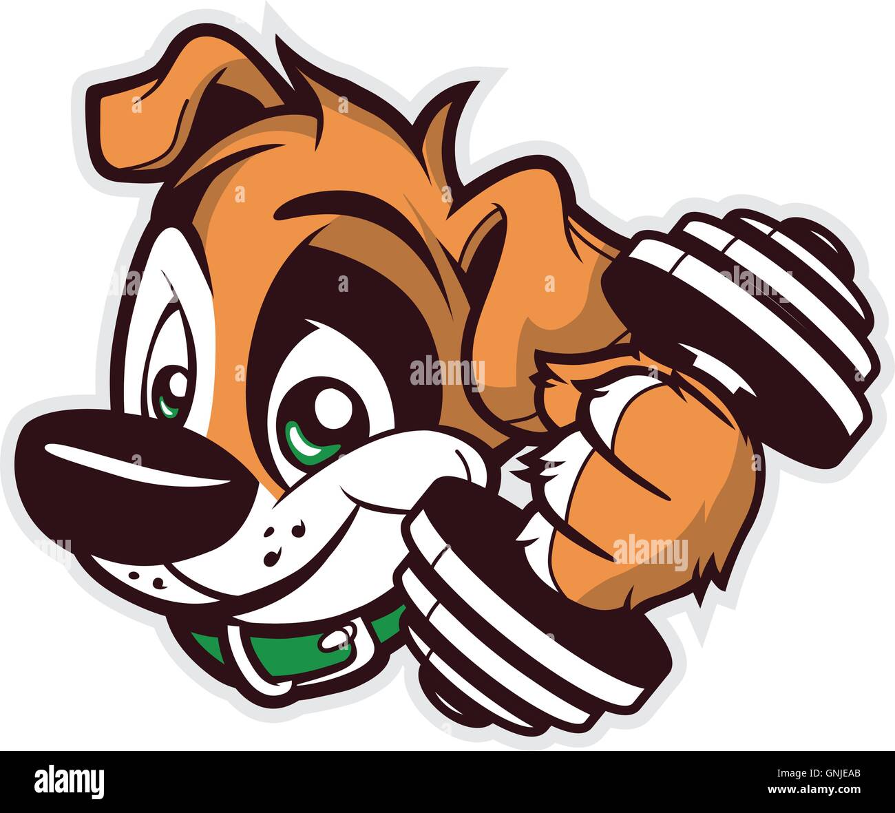 Cartoon dog gym Stock Vector Image & Art - Alamy