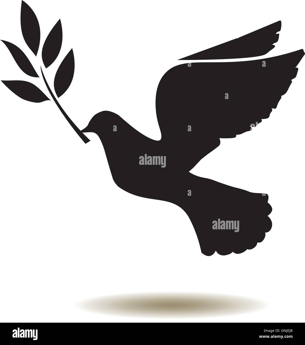 Abstract dove art Stock Vector Images - Alamy