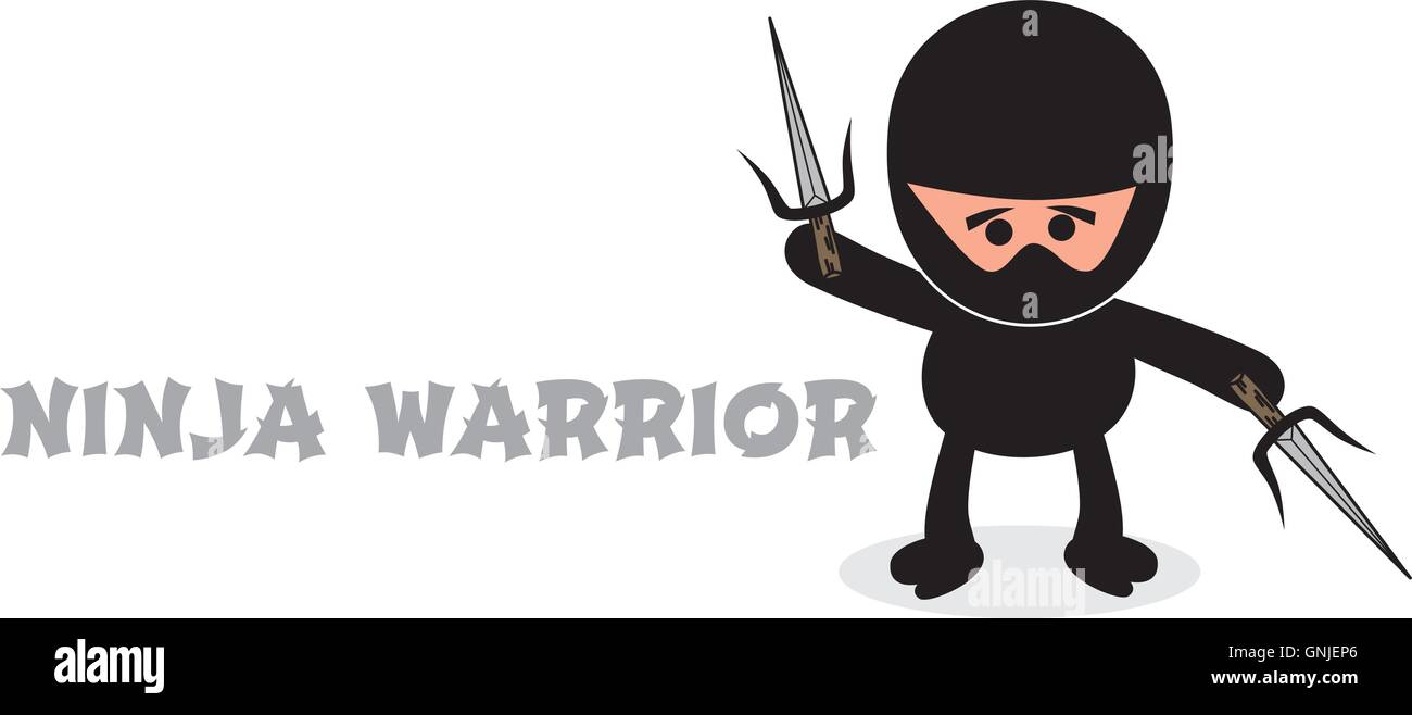 ninja boy cartoon Stock Vector Image & Art - Alamy