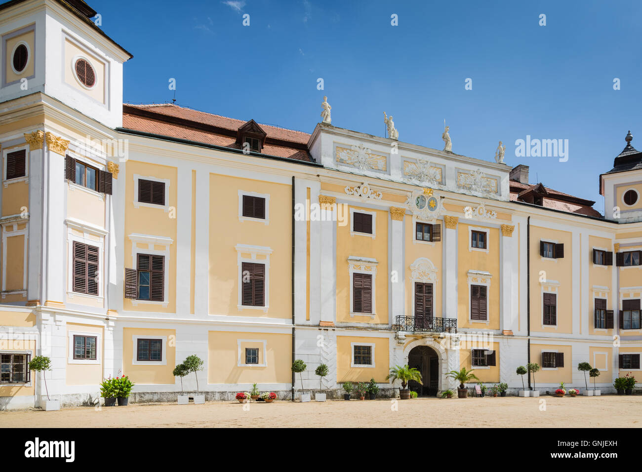 Chateau Milotice in Moravia, Czech Republic Stock Photo - Alamy