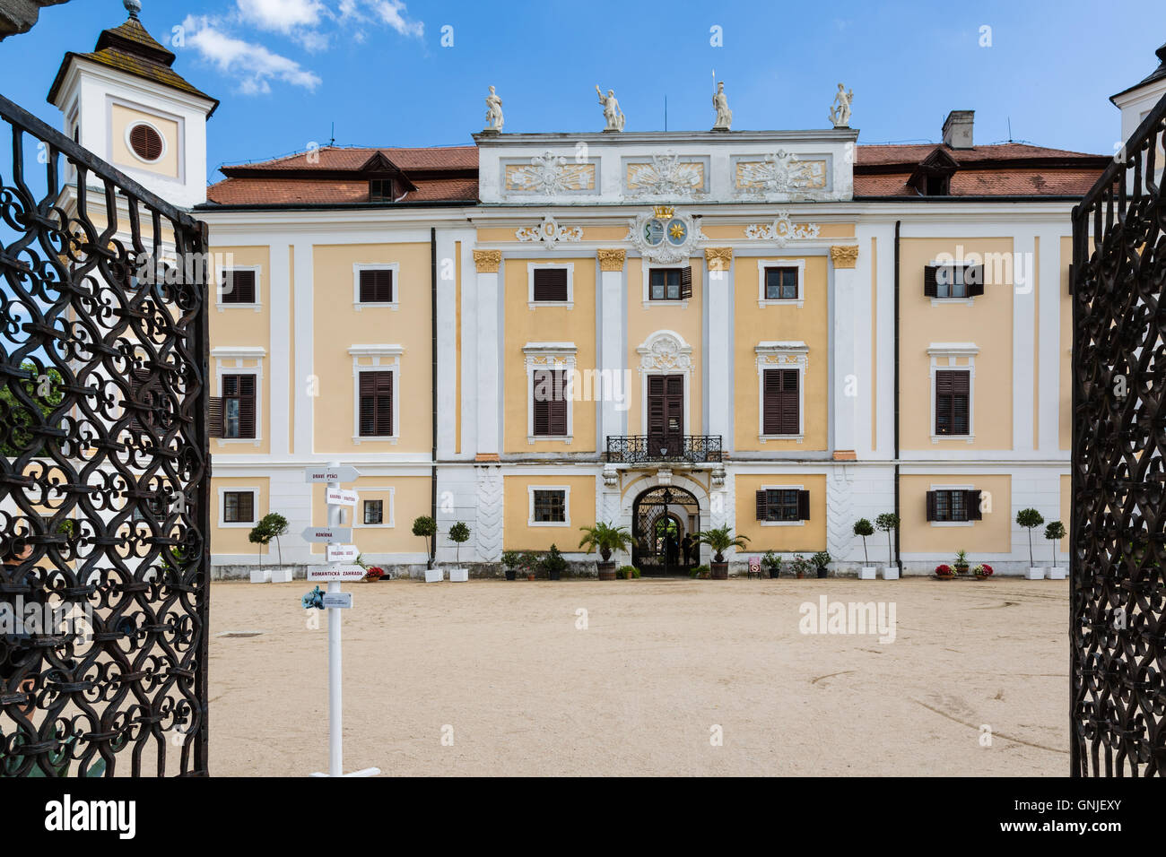 Chateau Milotice in Moravia, Czech Republic Stock Photo - Alamy