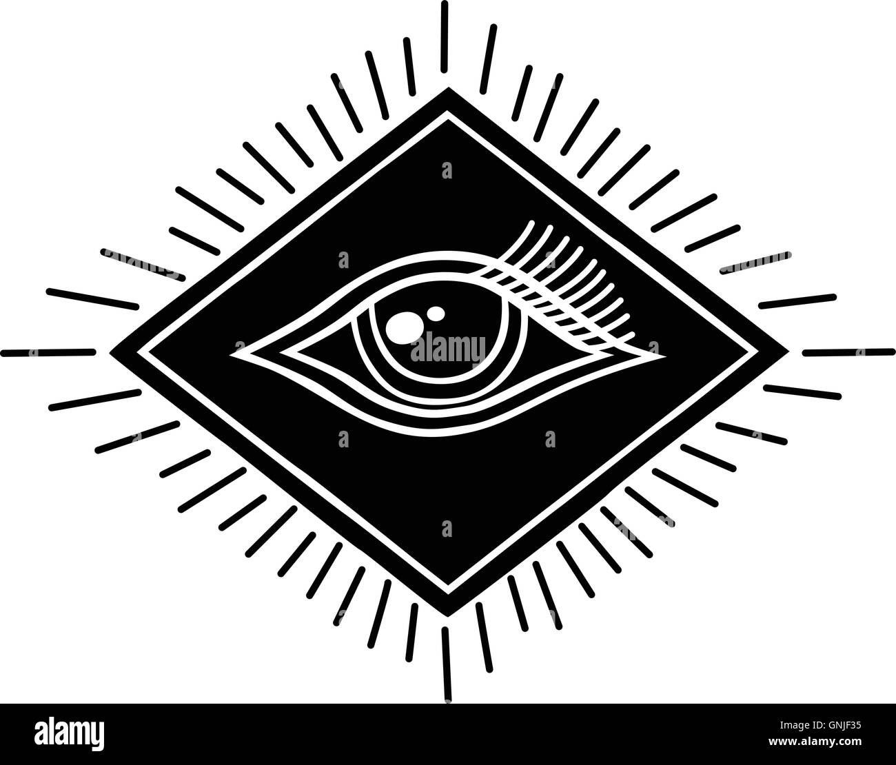 eye symbol theme Stock Vector Image & Art - Alamy