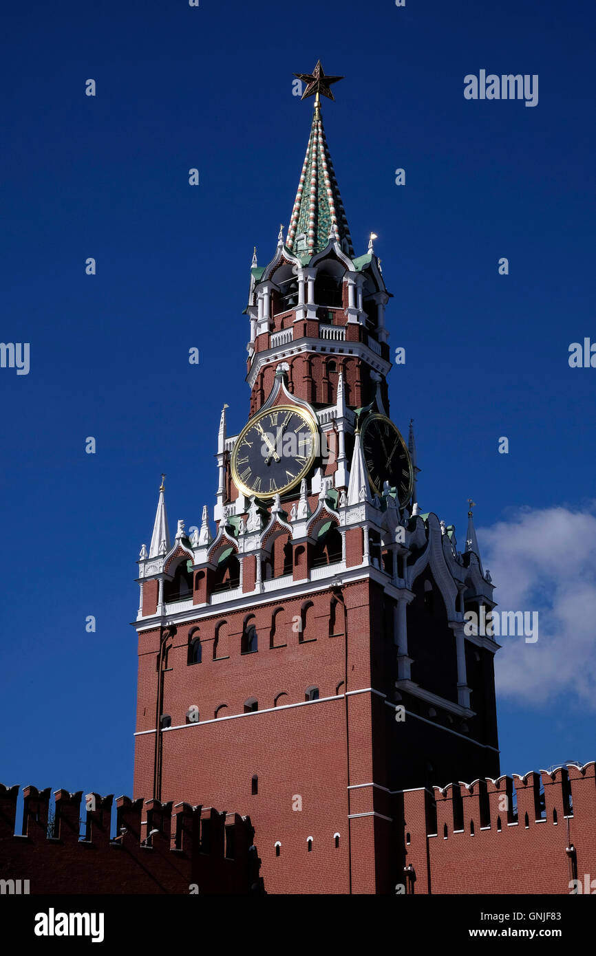 Clock Tower Moscow Russia High Resolution Stock Photography and Images ...